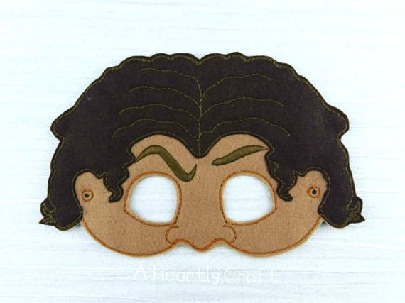 Maui Mask Polynesian God Mask Polynesian Felt Mask