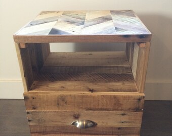 Herringbone table | Etsy