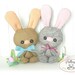 Baby Bunny PDF Pattern-Easter Bunny sewing pattern-Cute Rabbit