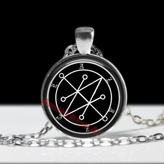 Azazel sigil pendant demon summoning amulet satanic jewelry