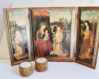 Religious triptych | Etsy