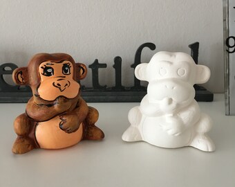 Ceramic monkey | Etsy