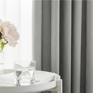 Gray curtains | Etsy