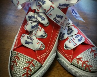 Texas rangers shoes | Etsy