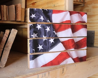 Pallet flag | Etsy