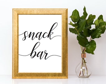 Snack bar | Etsy