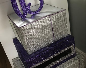 Bling card box | Etsy