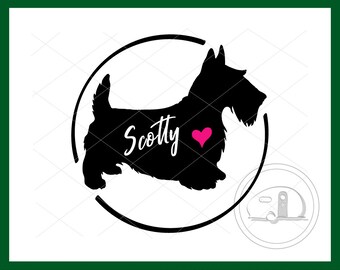 Scottie dog svg | Etsy