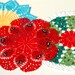 Crocheted Doily Ladybug Lady Bug Ladybird Lady Bird Red Doily