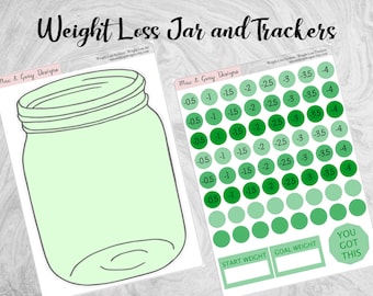 Weight loss sticker | Etsy