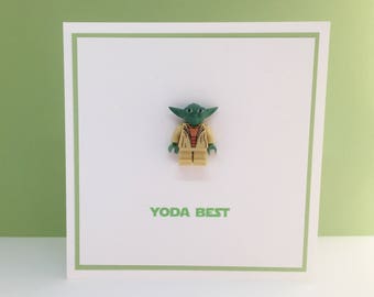 Star Wars Yoda Best Card Yoda Card You're the Best Card