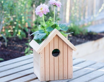 Birdhouse planter | Etsy