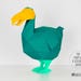 Dodo Papercraft Template Low Poly Dodo Dodo Decor DIY Dodo