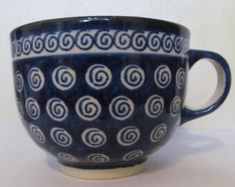 Vintage WASSI ART Jamaica Handmade Ceramic Pottery Bowl by