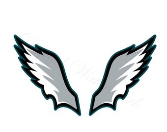 Eagle wings decal | Etsy