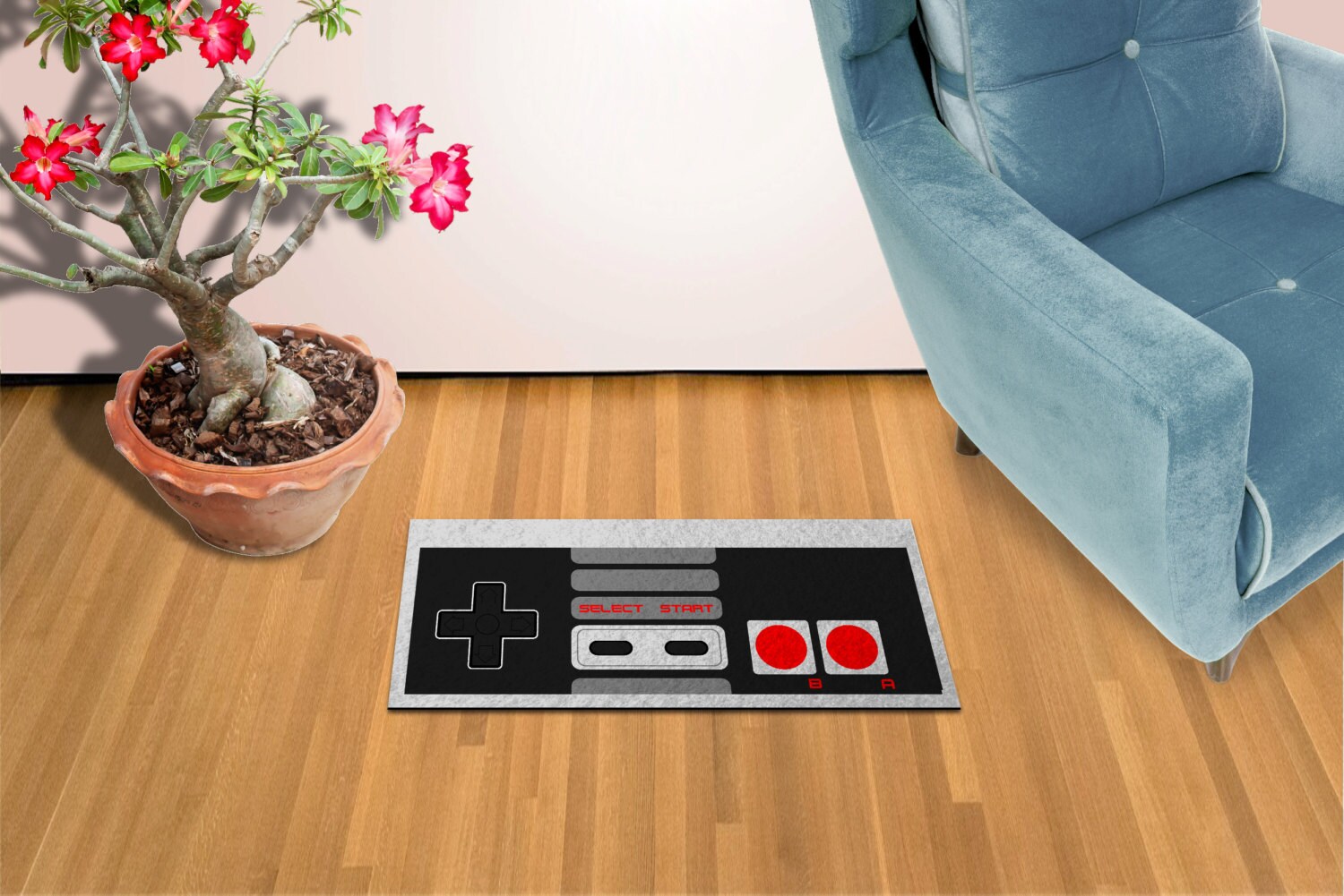 Nes Controller 15 X 36 Doormat Welcome Floormat