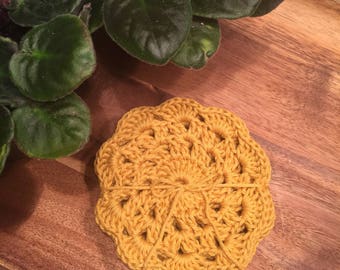 Crochet coaster set | Etsy