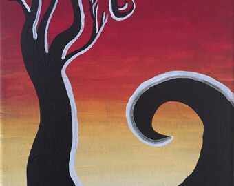 Oak Tree Acorn Surreal Fine Art Tree of Life Wall Decor