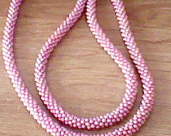 Beaded rope necklace | Etsy