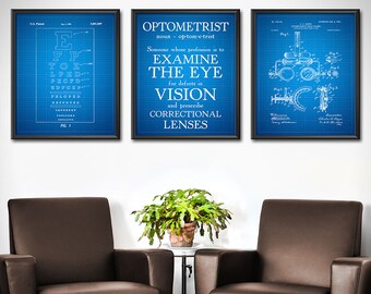 Optometry wall art | Etsy