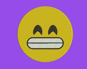 Emoji embroidery | Etsy