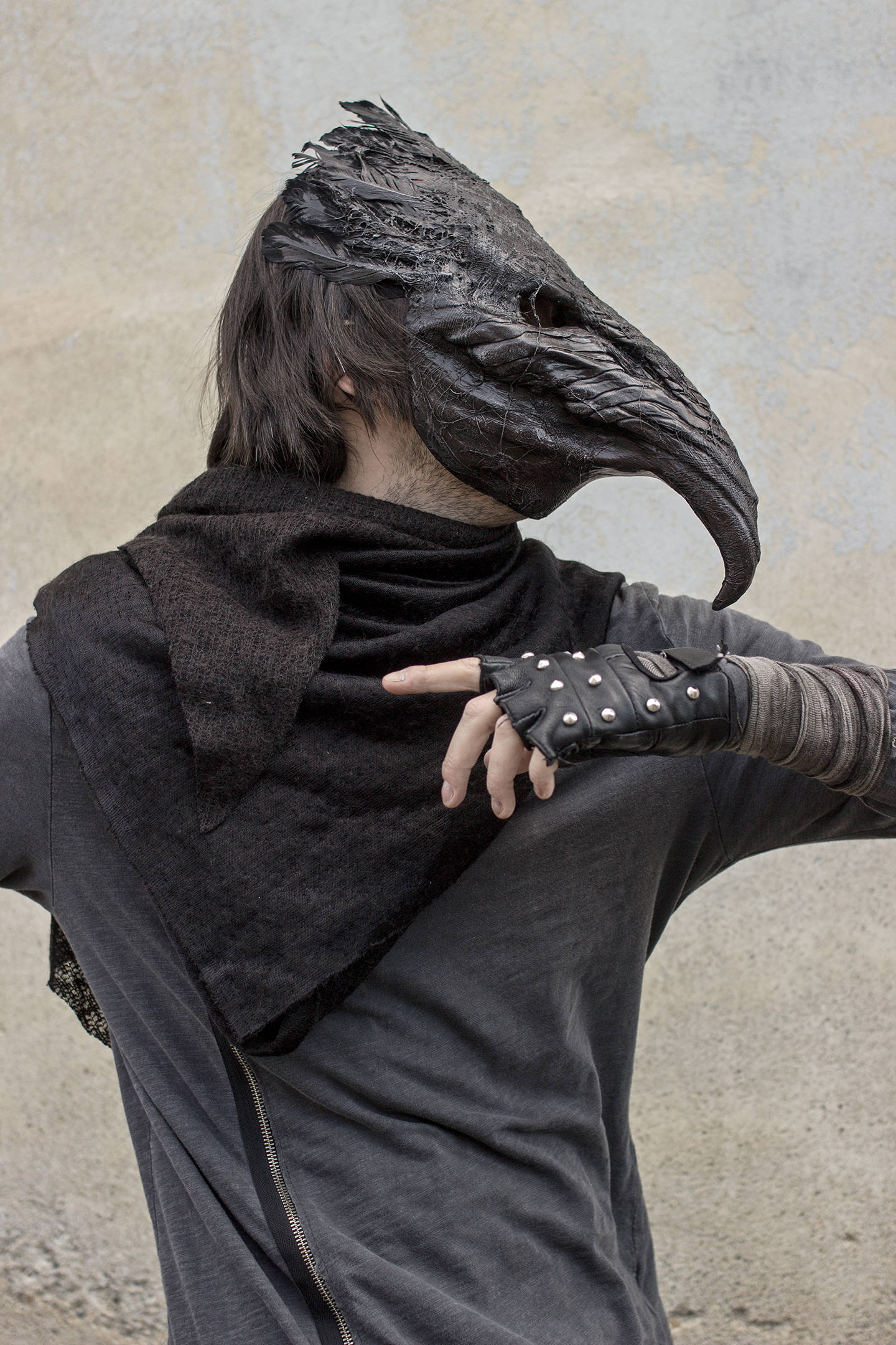 Black Death Crow Mask