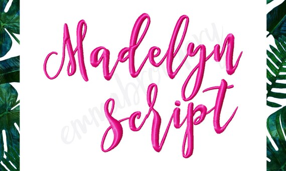 Madelyn Script 1 2 3 4 Calligraphy