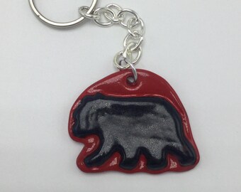Bear key ring | Etsy