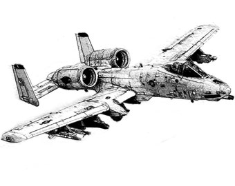 A10 thunderbolt | Etsy