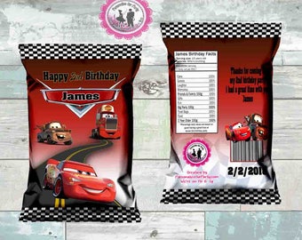 Cars chip bags | Etsy