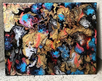 Flow art painting | Etsy