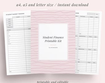 Back To School College and University Organiser Printable