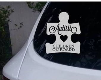 Autism car decal | Etsy