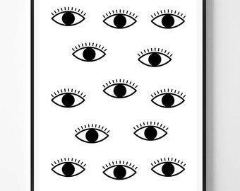Eye print | Etsy