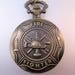 Personalized Fire Fighter Fireman Fire Dept. Pocket Watch with