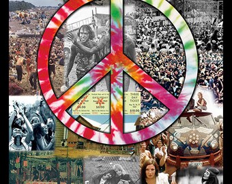 Peace sign poster | Etsy