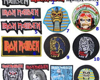 Metal band patches | Etsy