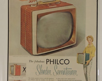 Philco television | Etsy