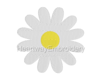 Daisy embroidery | Etsy
