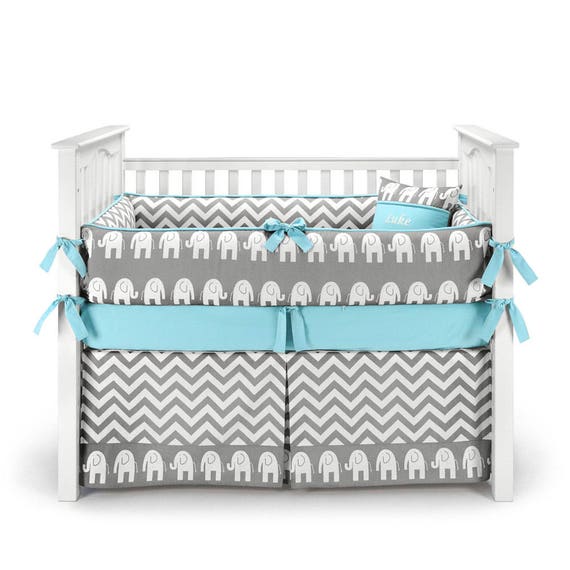 Elephant Crib Sets - Unique & Custom Made to Order