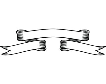 Scroll ribbon svg | Etsy