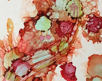 Alcohol ink art | Etsy