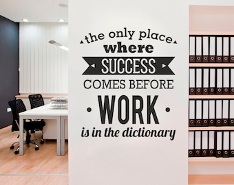 IN THIS OFFICE Wall Sticker Office Wall Decal Decor for