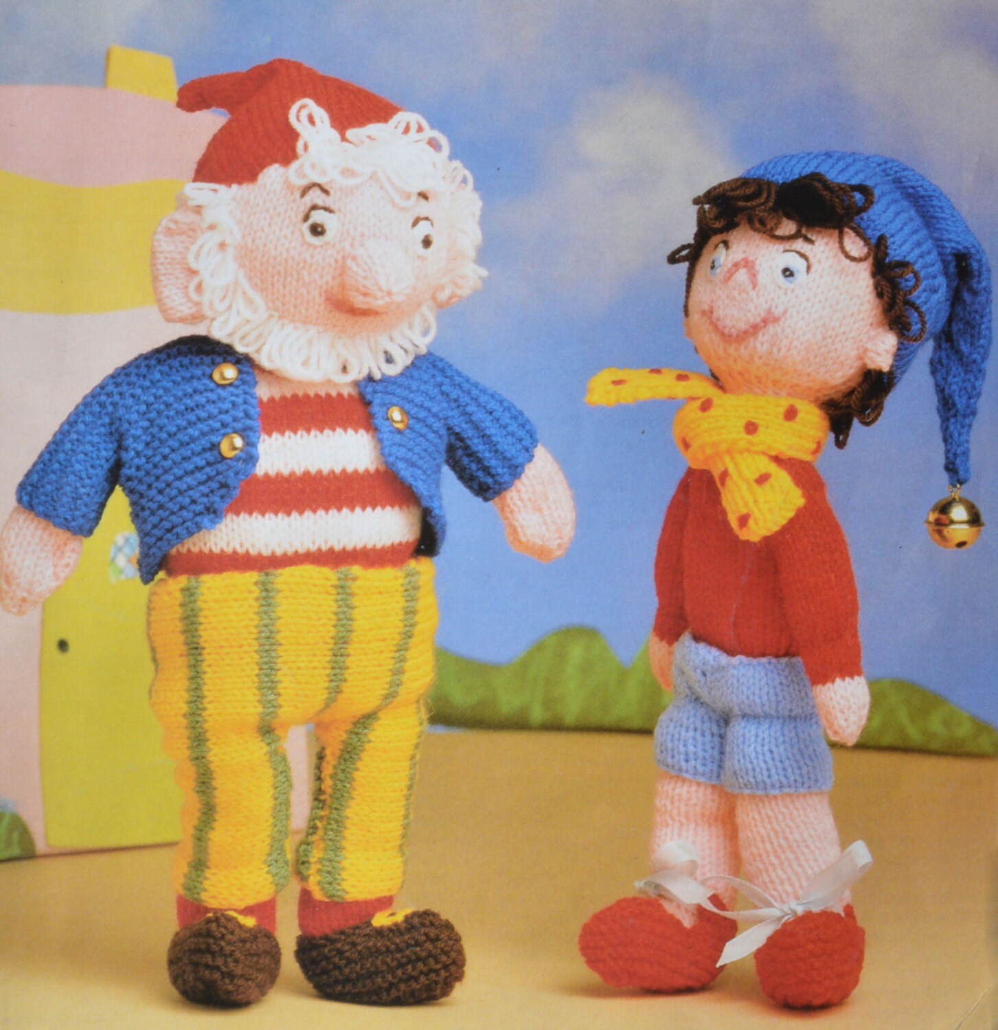 PDF knitted noddy big ears pattern vintage knitting pattern