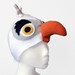 Seagull Hat. Toddler to Adult. Ocean Bird Fleece.