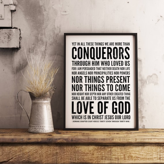 Bible Verse More Than Conquerors Romans 8 37 39 Christian bible-verse-more-than-conquerors-romans-8-37-39-christian