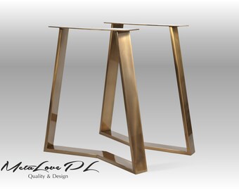 Gold table legs | Etsy