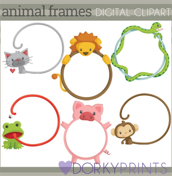 Animal Frame Clipart Personal and Limited Commercial Use