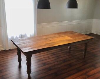 Reclaimed wood dining table | Etsy