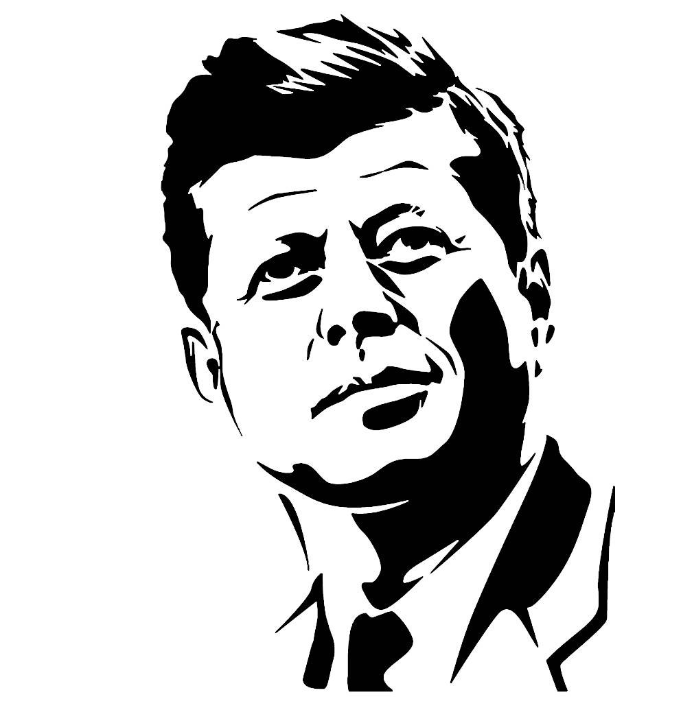 John F Kennedy Coloring Pages